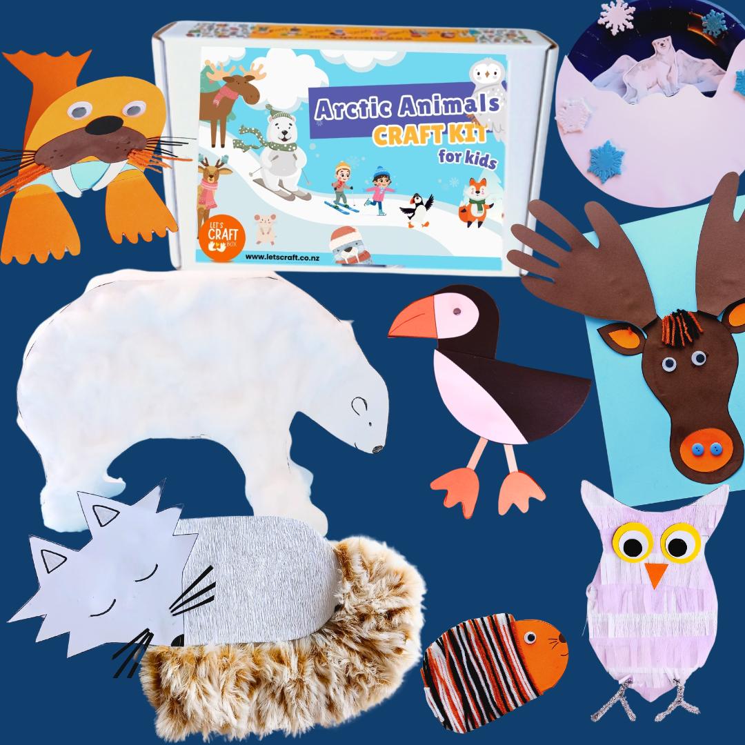 Arctic Animals Craft Kit – Let's Craft NZ