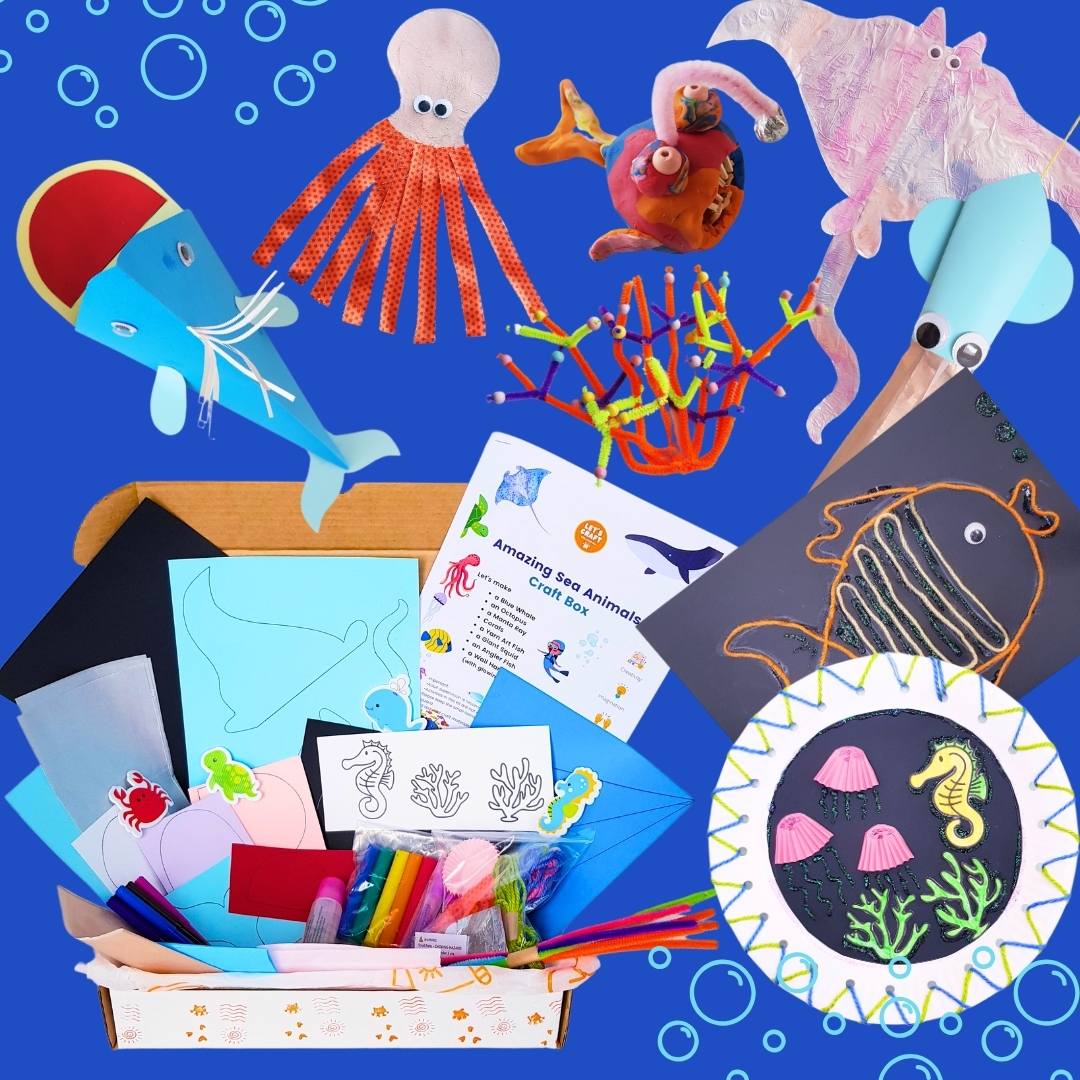 Amazing Sea Animals Craft Kit – Let's Craft NZ