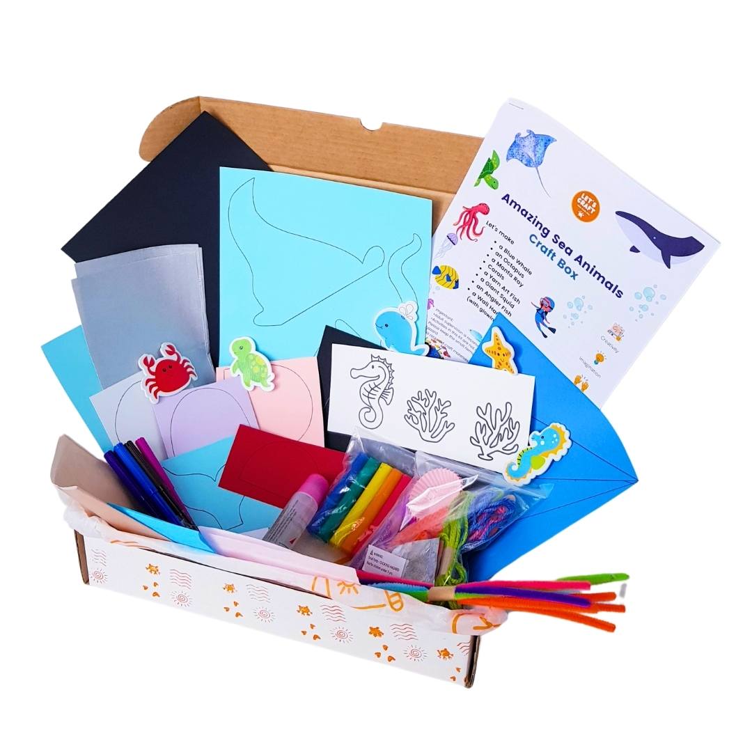 Amazing Sea Animals Craft Kit – Let's Craft NZ