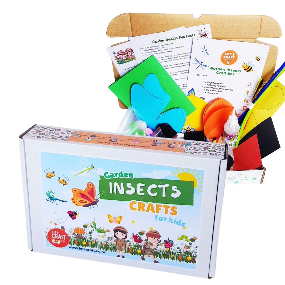 Insects For Kids Garden Insects Craft Kit For Kids – Let's Craft NZ