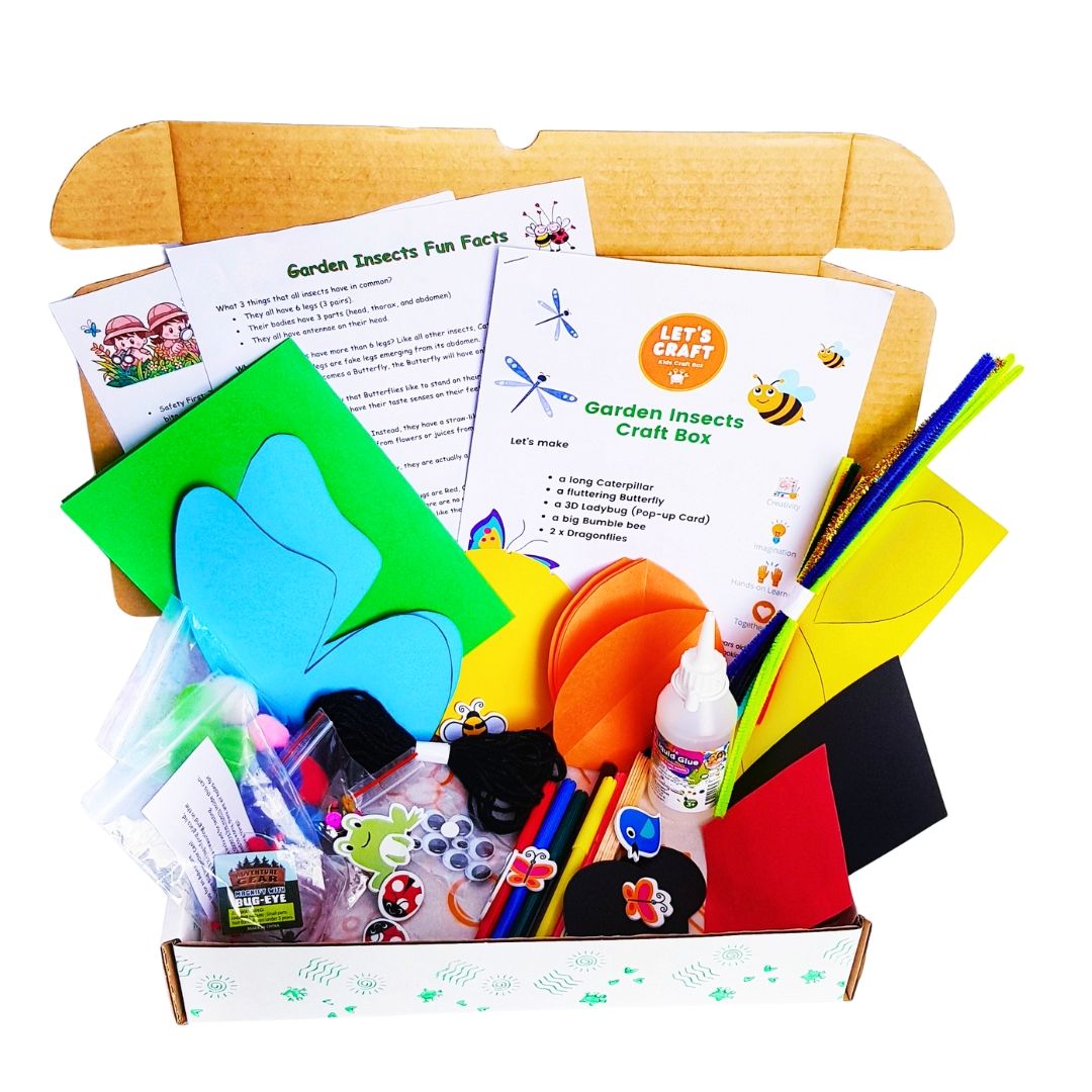 Garden Insects Craft Kit for Kids – Let's Craft NZ