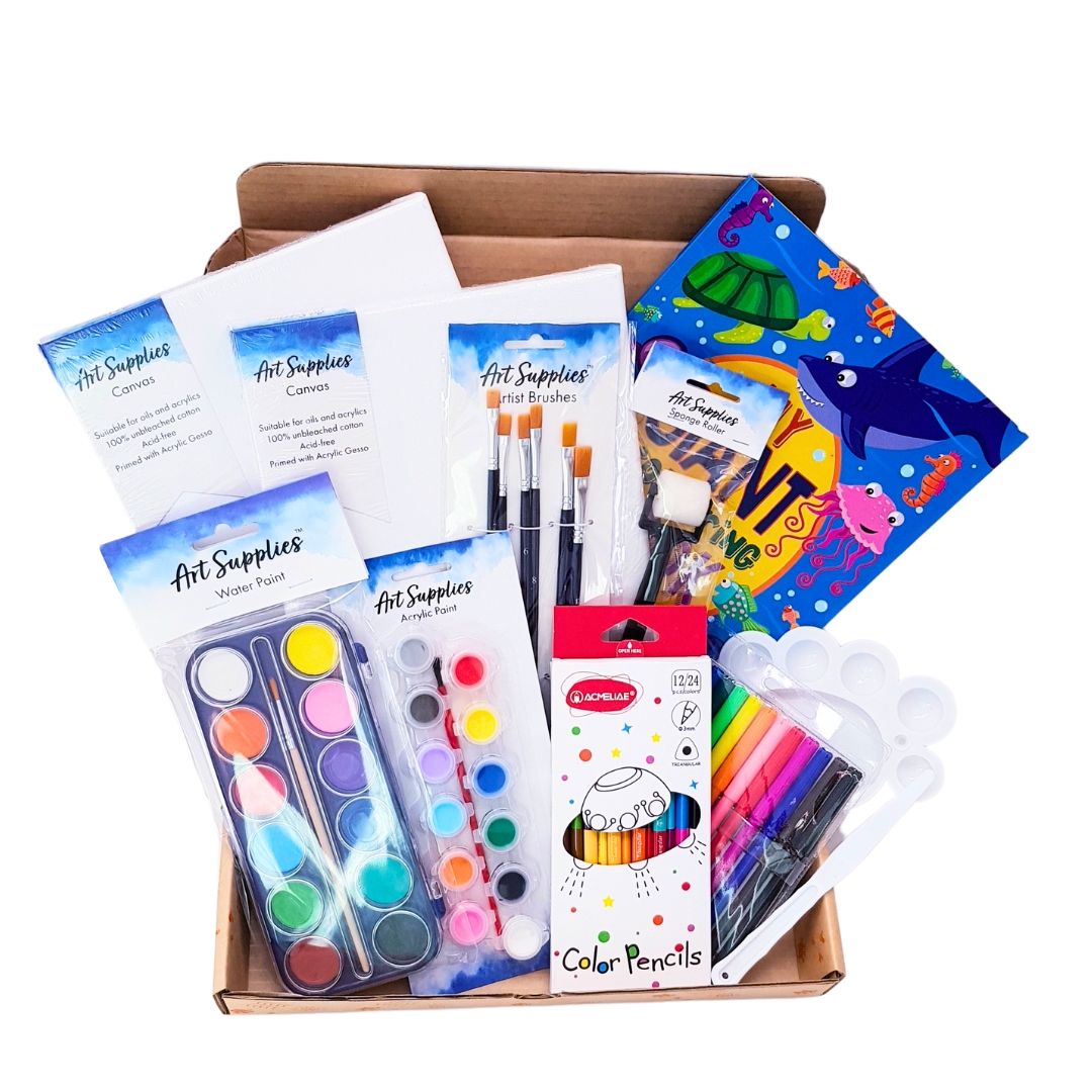 Little Artists Art Supplies Box | For Just $50 NZD – Let's Craft NZ