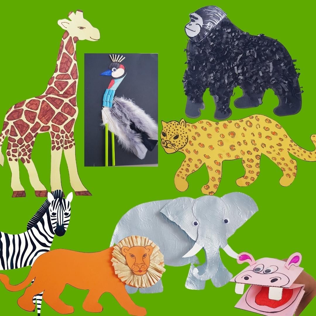 Safari Animals Craft Kit – Let's Craft NZ