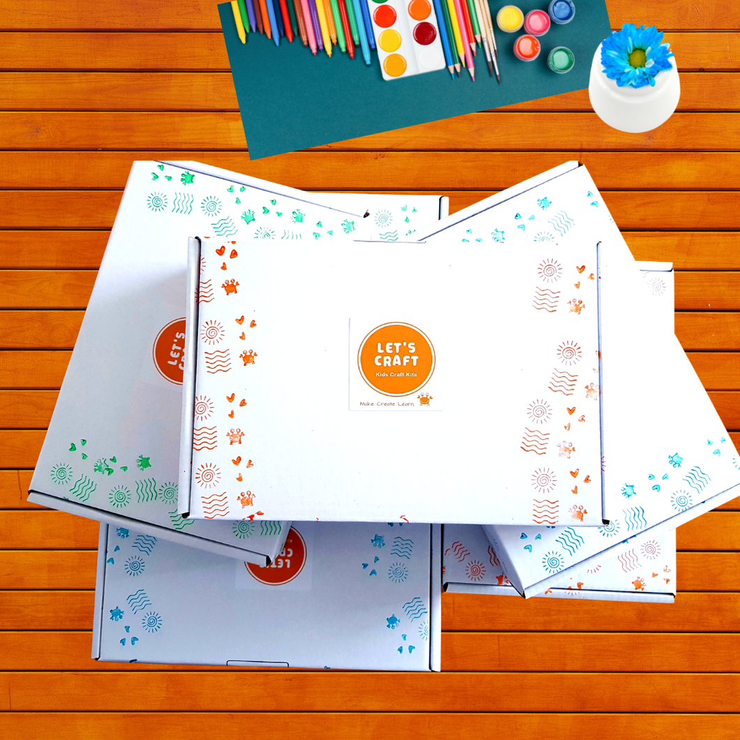 Kids Monthly Craft Box - 12 Month Subscription – Let's Craft NZ